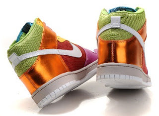 Rainbow Nike Dunk High Tops Multicolored Sneakers For Adult | Rainbow ...