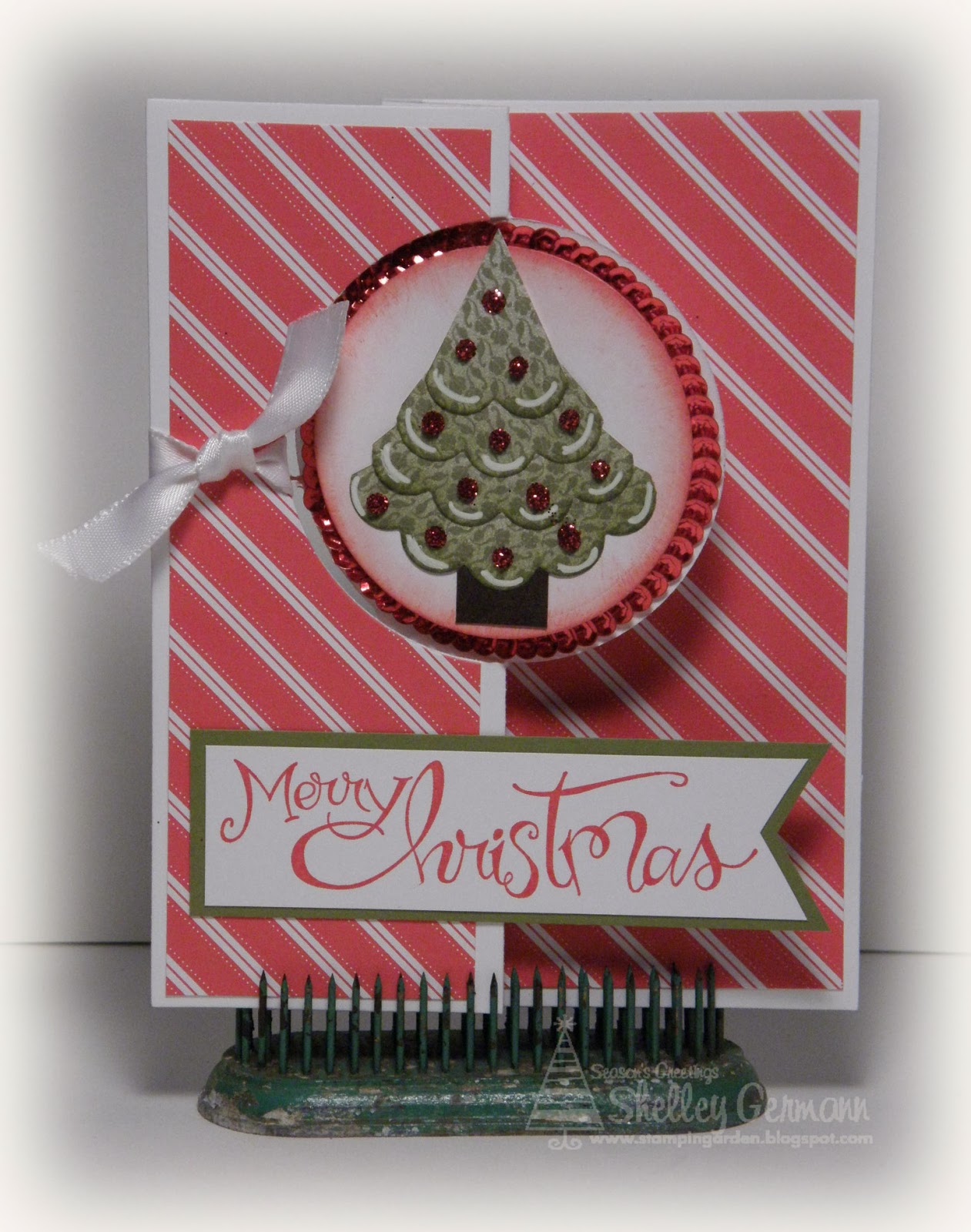 Stampin' Garden: Circle Thinlet - Punch Art Tree