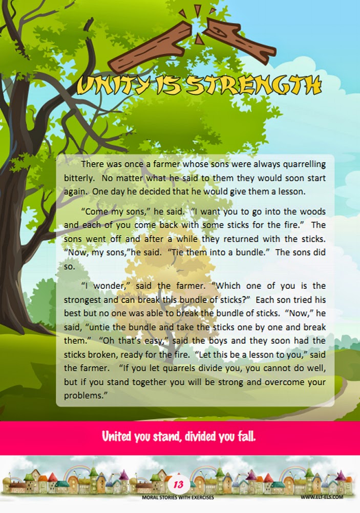 Unity Is Strength Story With Pictures