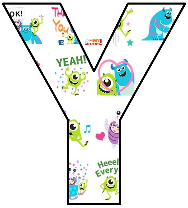 Tierno Alfabeto de Monstruos S. A. - Oh my Alfabetos!