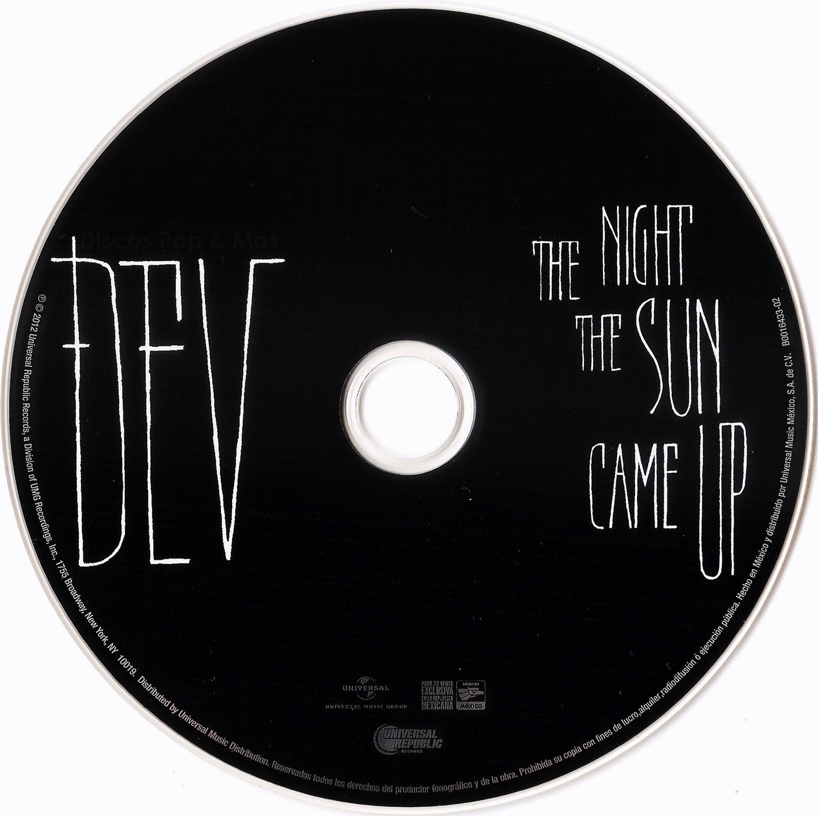 Discos Pop & Mas: Dev - The Night the Sun Came Up