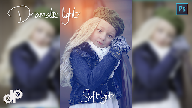 Photoshop Tutorials : Dramatic light, Hard light, Soft light, Photo ...