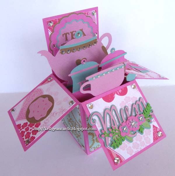 Kelly Jean Cards: Tea Box Card!