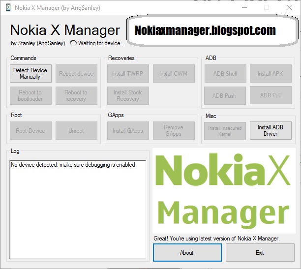 Nokia X Manager