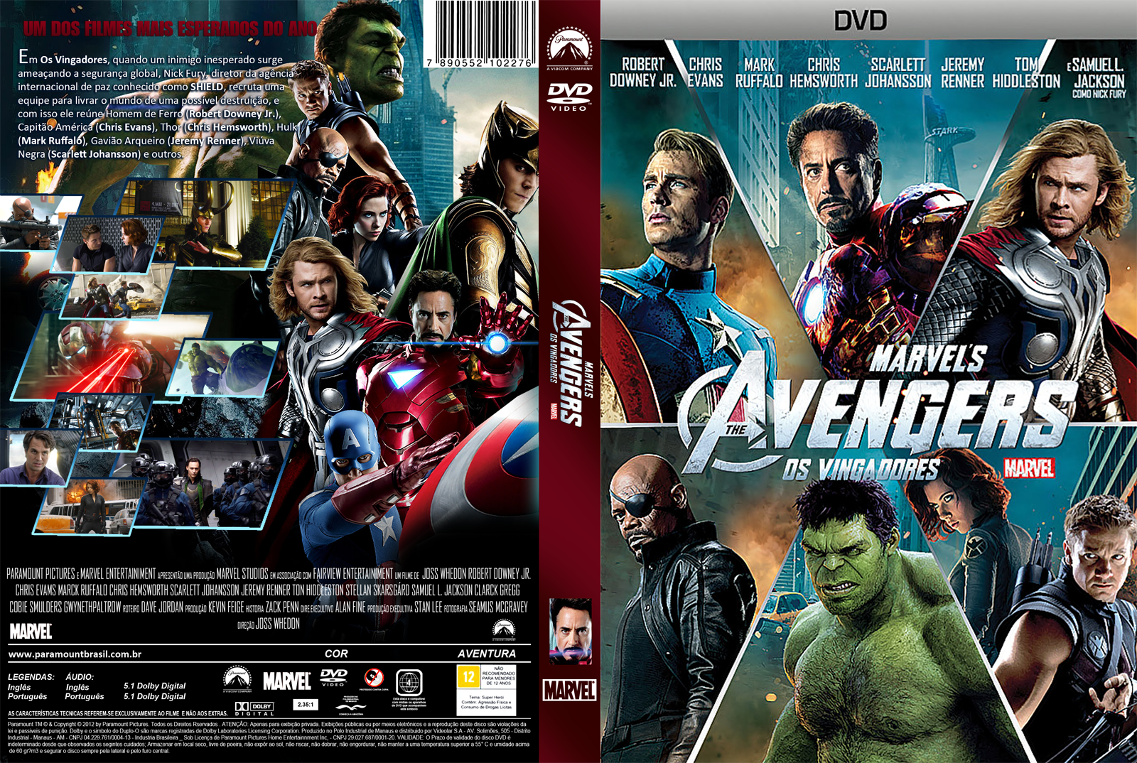 Top Capas 2012: os vingadores