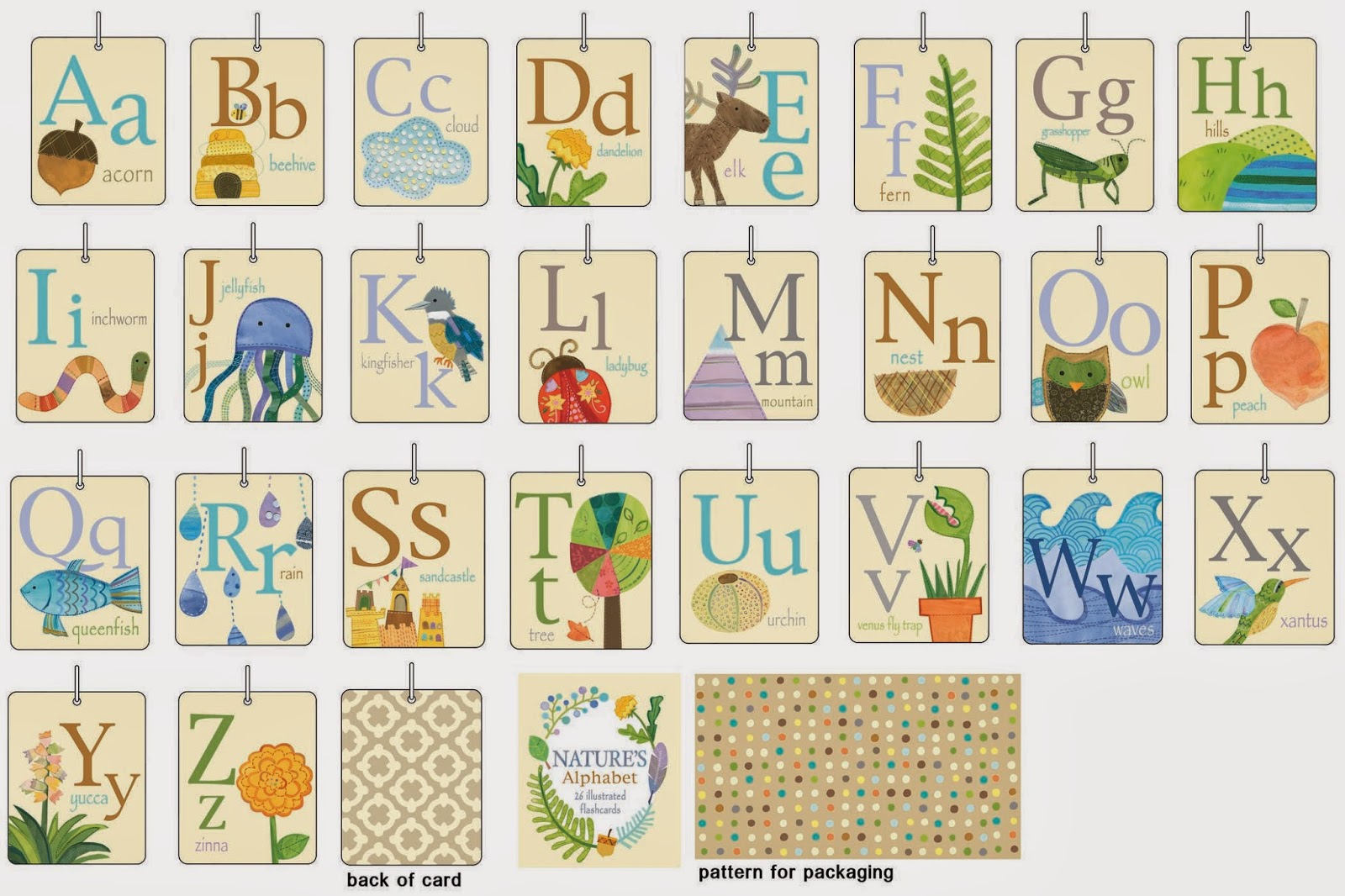 Show and Tell: Natures Alphabet Flashcards