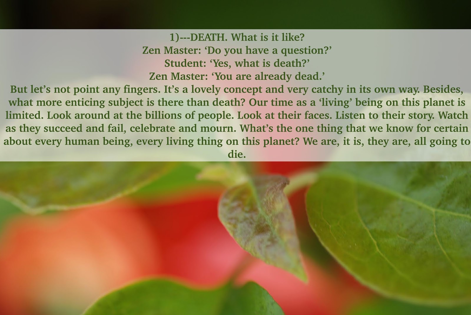 What is death ( Zen)
