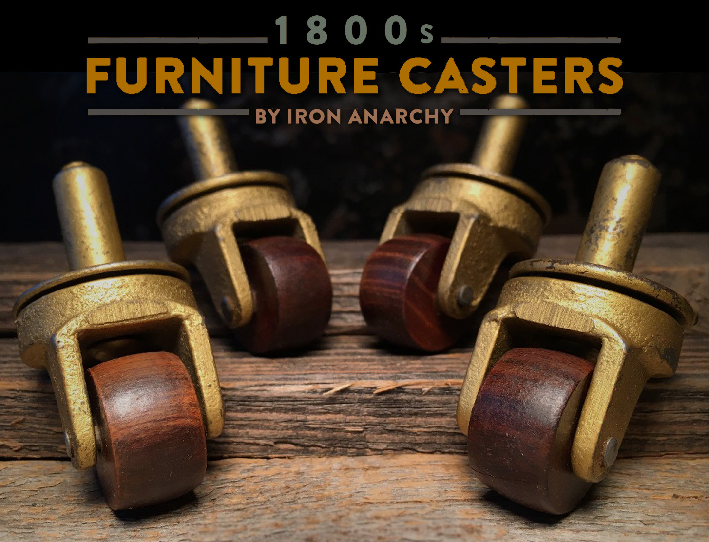 Antique Table Casters