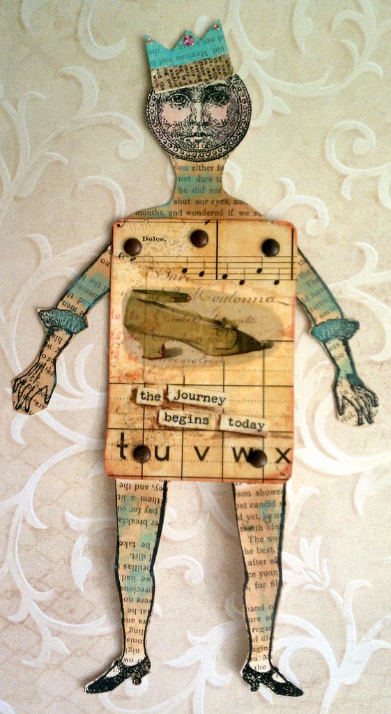 all things paper: altered art paper doll