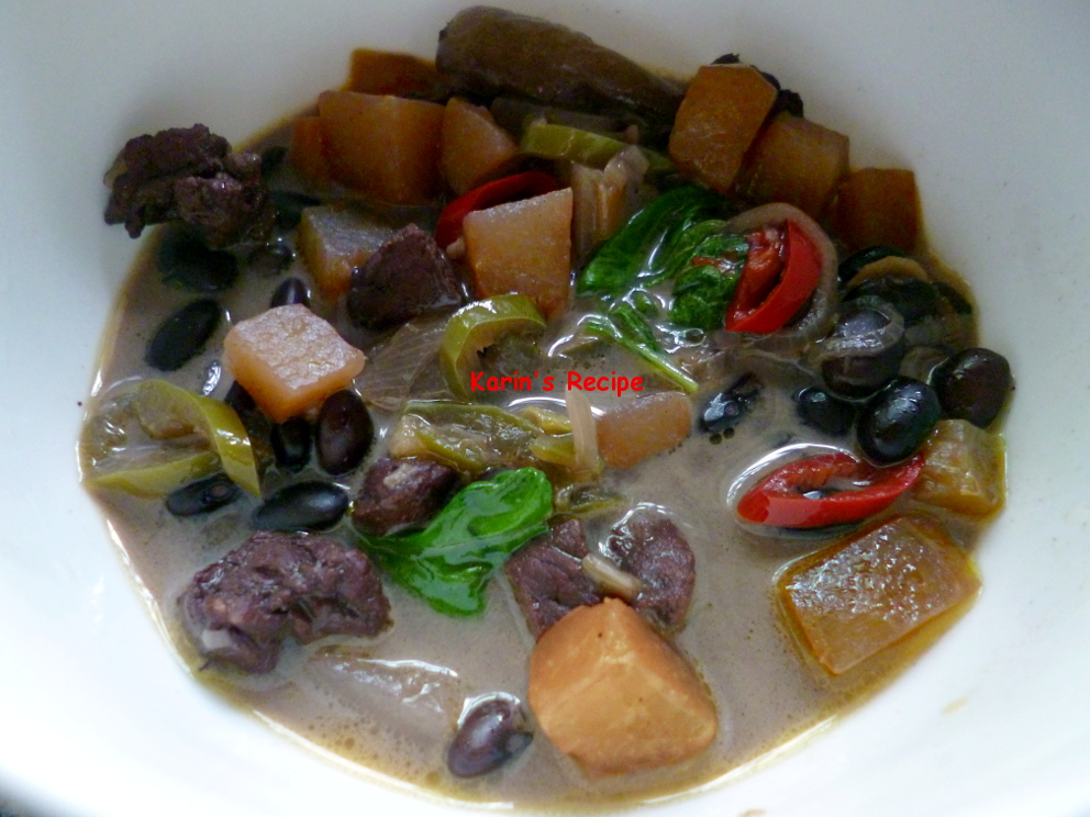 Karin's Recipe: Sayur Lebui Khas Lombok (Black Bean Soup à la Lombok)