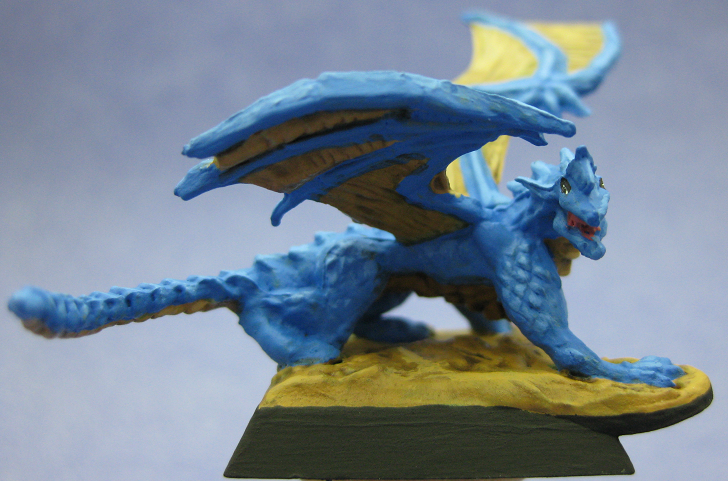 Miniature Painting: Reaper Miniatures Dragon Hatchling Blue - 77271