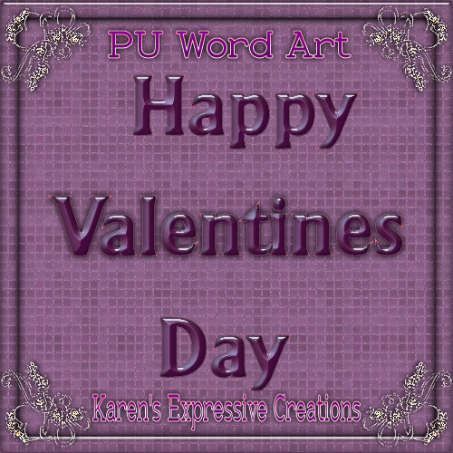 Karen's Expressive Creations: PU Word Art