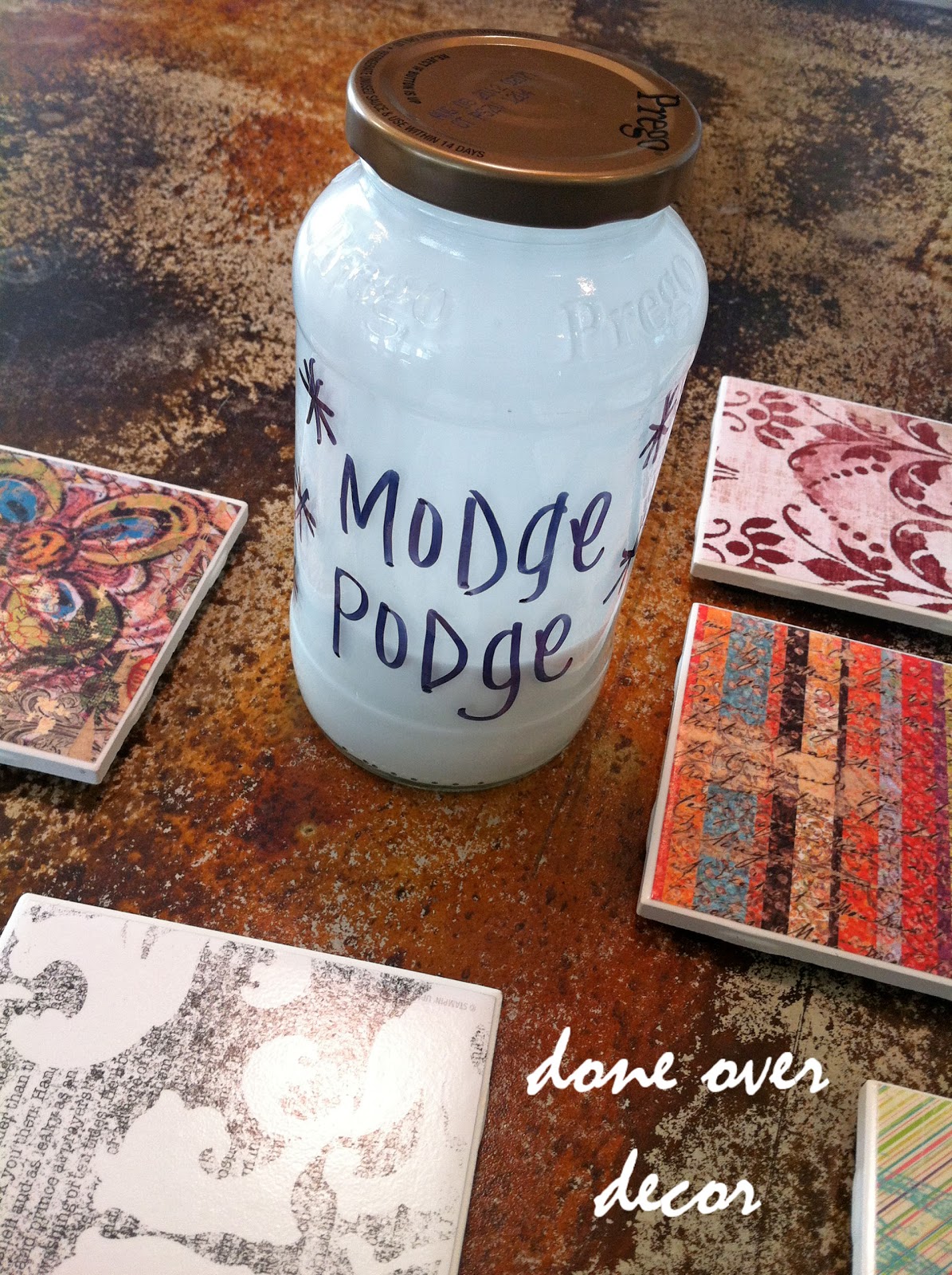 A Painted Nest: DIY | Tile Coasters