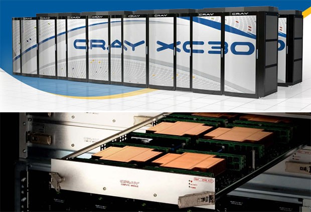 크레이의 100 페타 플롭스 슈퍼 컴퓨터 XC30