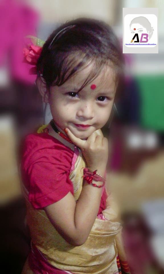 Assamese Beauties: Beautiful Assamese Kids In Traditional Dress