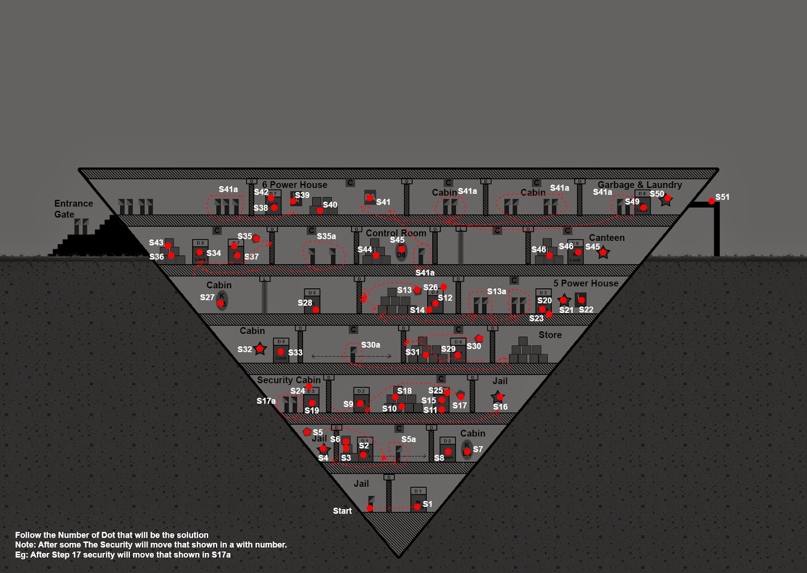 Game Levels of Escape Prison.