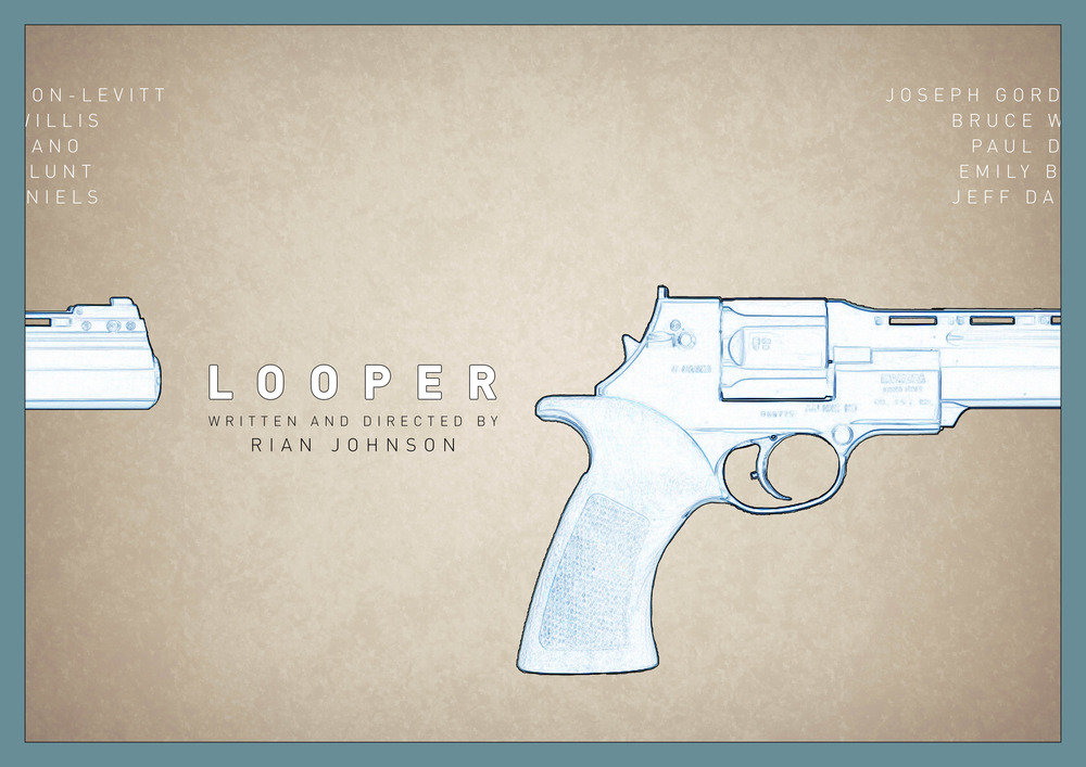 The Geeky Nerfherder: Movie Poster Art: Looper (2012)