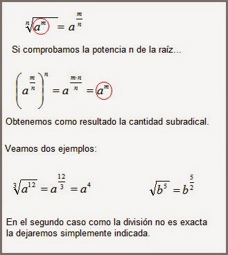 Mi rincón de las matemáticas: Radicación algebraica.