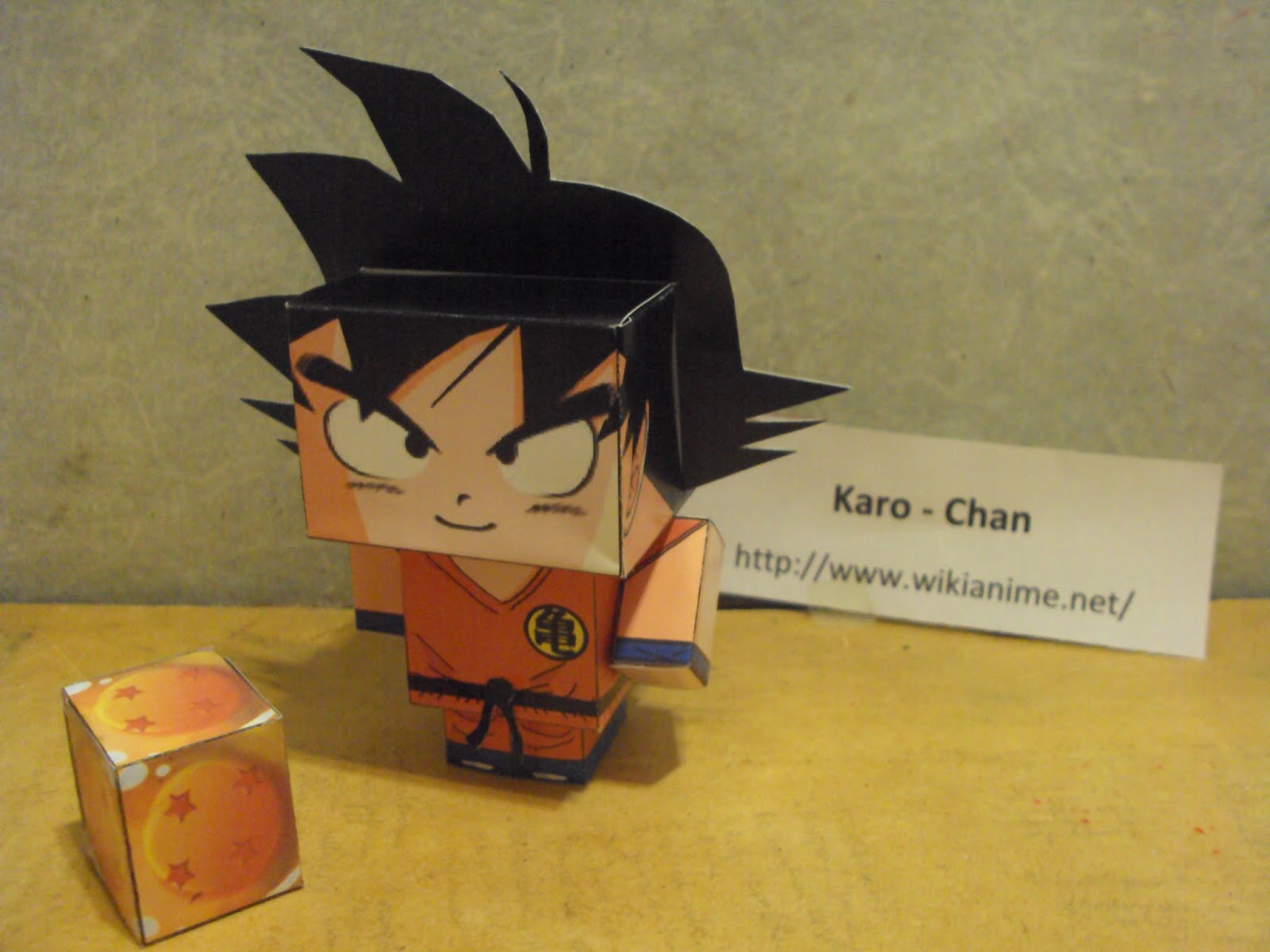 Como hice el papertoy de Goku. | Wiki Japon