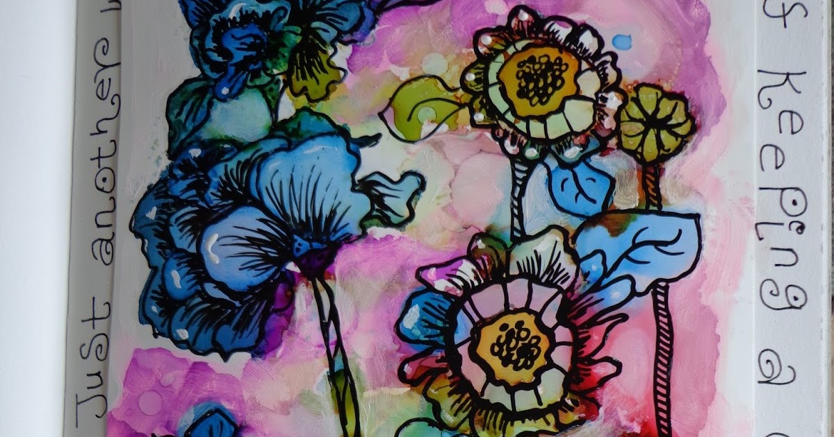 Plays With Pencils: Blooming Ink-A-Doodles