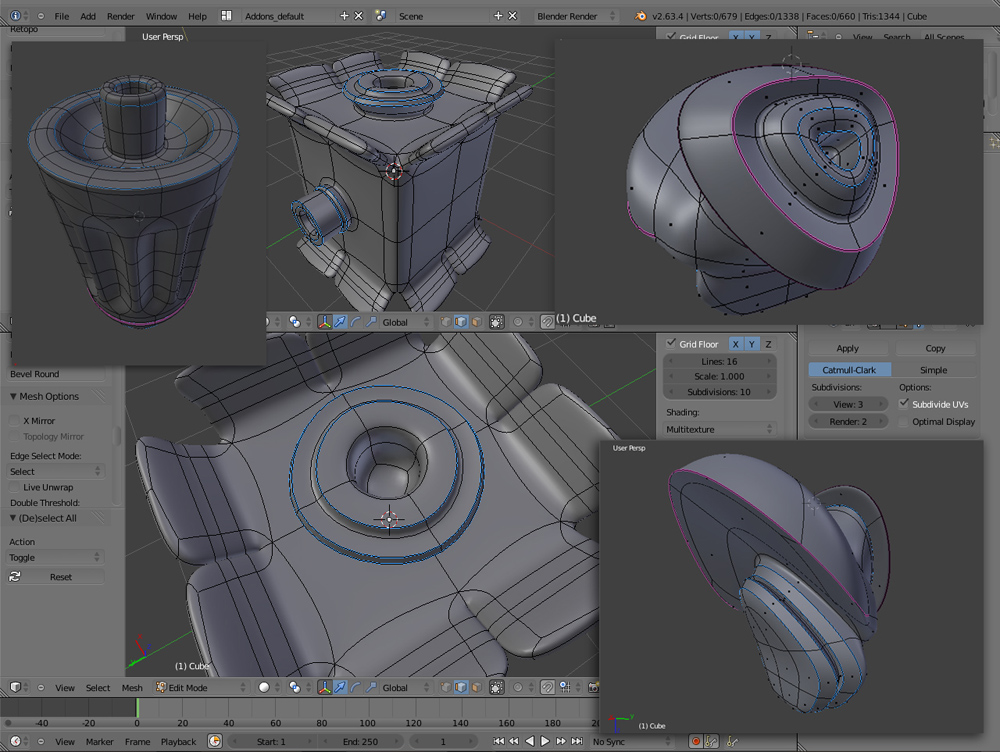 Lots of Bmesh test - Blender Tests - Blender Artists Community