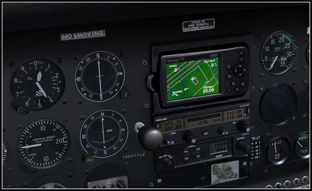 AirDailyX: Robin DR400 : cockpit screenshots