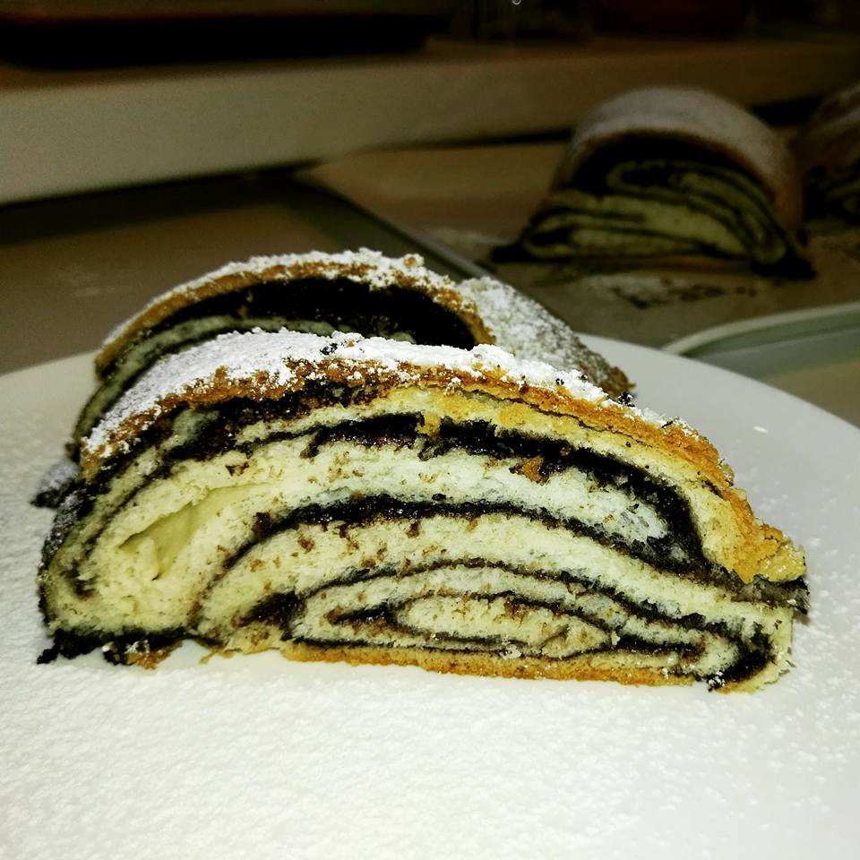 Pudingoš - závin s čokoládovým pudingem