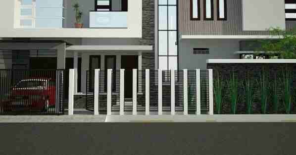 Baru 37+ Model Pagar Besi Dan Beton