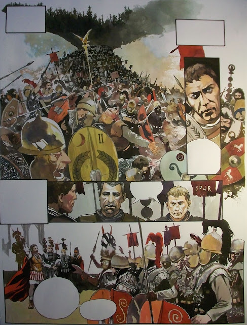 Centurion Titus Pullo & Lucius Vorenus récompensé par Jules César