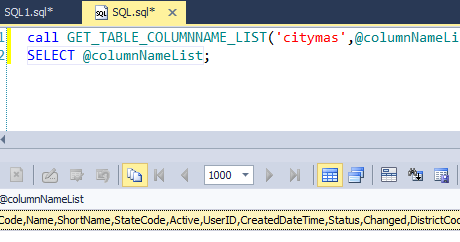 Get table column Name using cursor | Mysql Get table column using ...