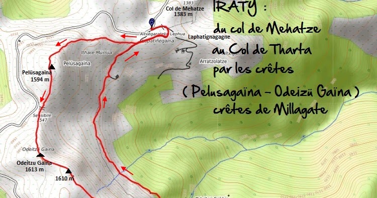 Garazi Baigorry Rando: IRATY du col de Mehatze au col de Tharta