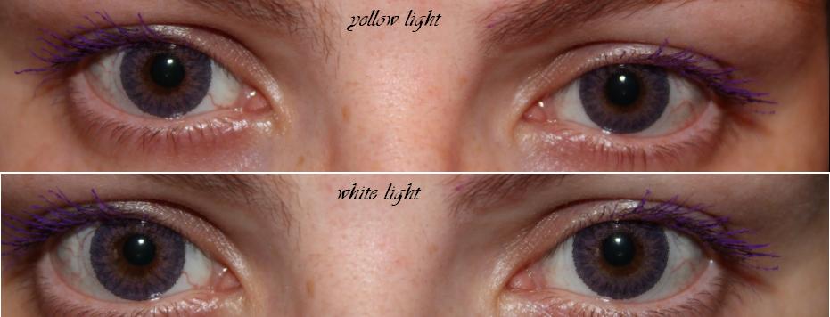 SOÑANDO EN TECNICOLOR: CANDY LENS: GEO TRICOLOR VIOLET Y PUFFY 3 TONES PINK