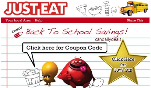 Canadian Daily Deals: Just Eat.ca: 10% Off Coupon Code (Sept 8-11)