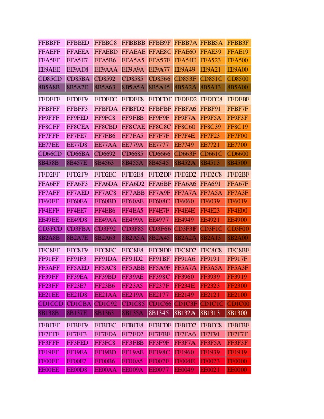 Kode Warna Html ~ JALANKITA