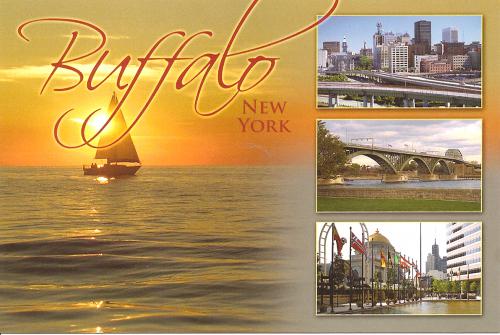 collect ROC: USA Postcard: Buffalo, New York