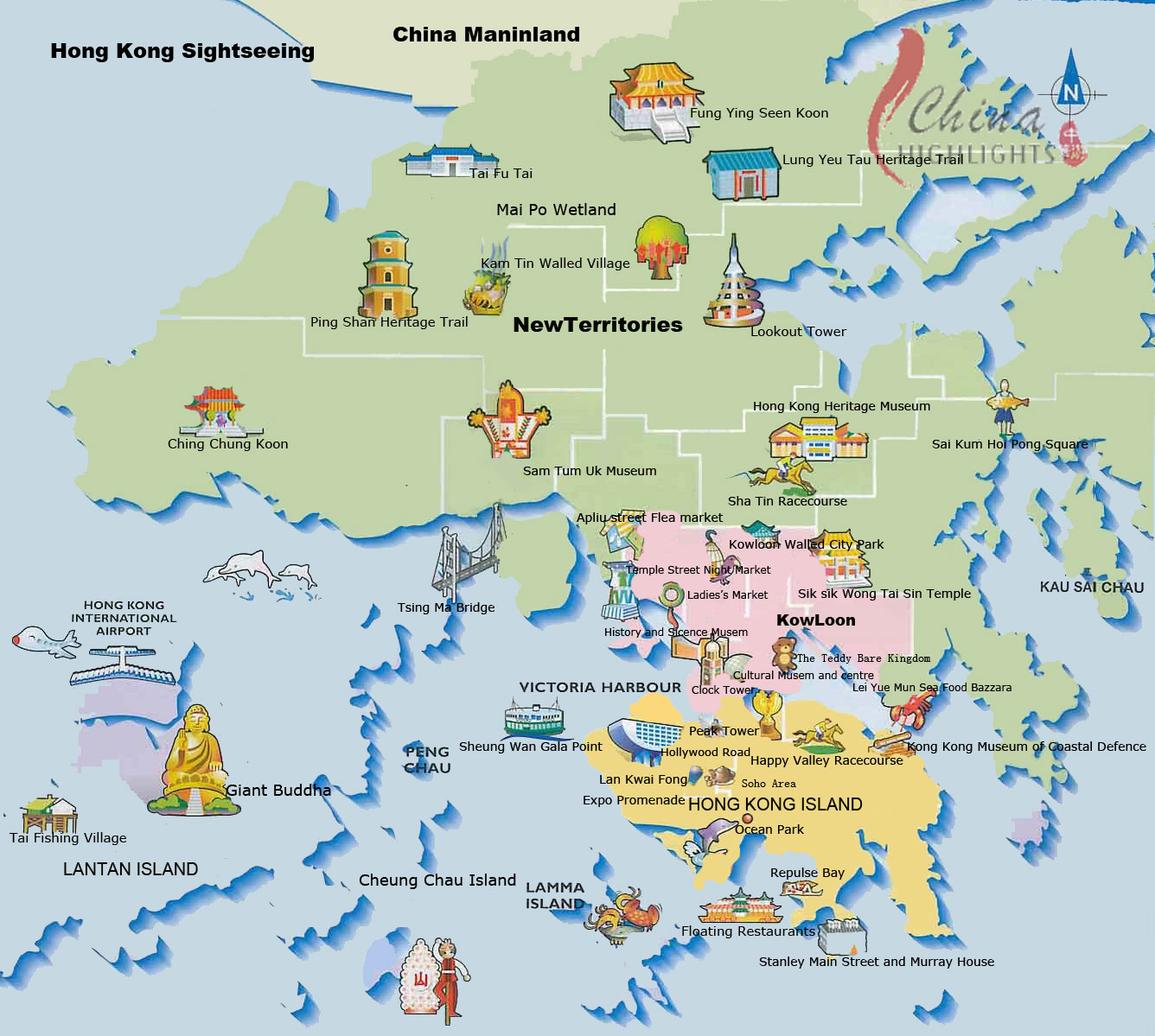 MAPAS DE HONG KONG (CHINA) - Geografia Total™