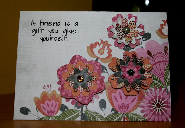 Happily Ever Paper Crafter: Indie Chic "Friend is a Gift" Card