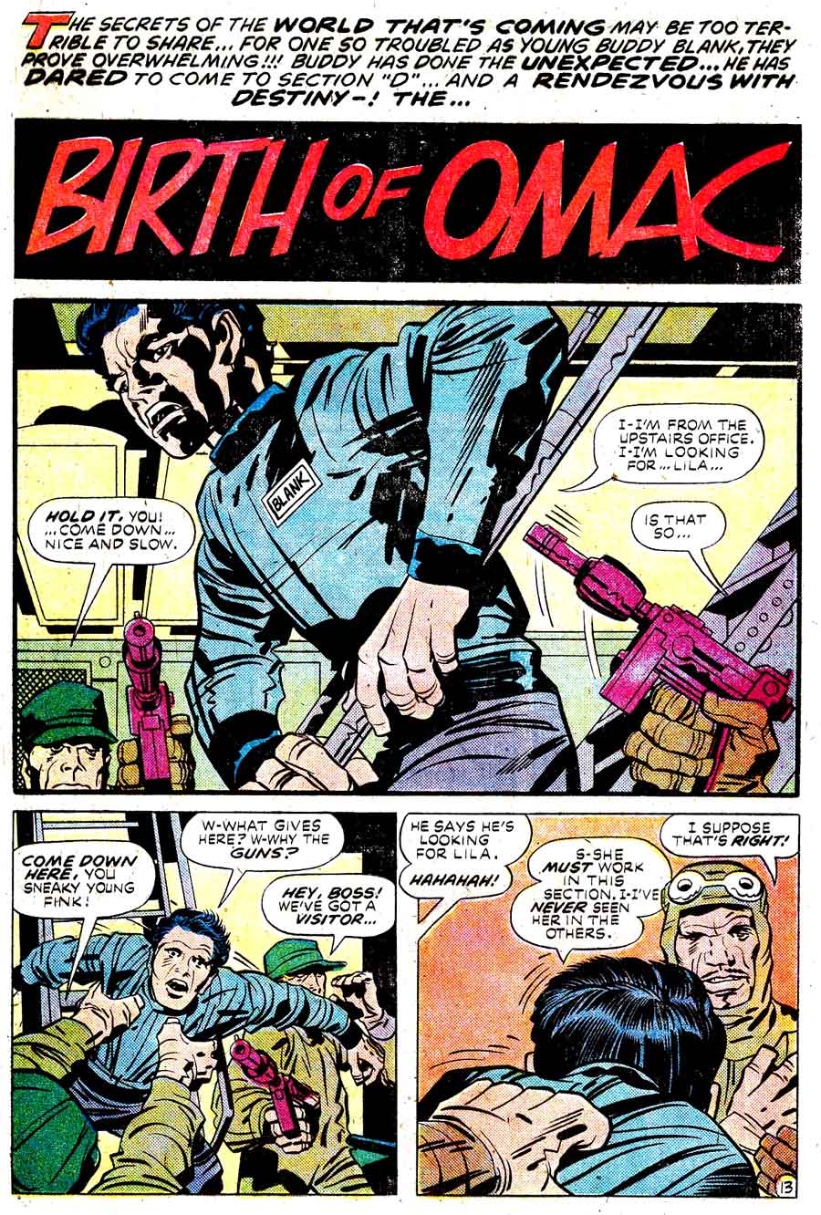 Omac #1 - Jack Kirby art & cover - Pencil Ink