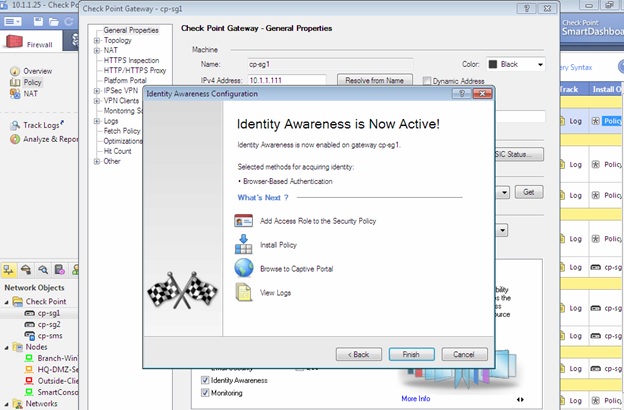 My Check Point CCSA Journal: Check Point Identity Awareness