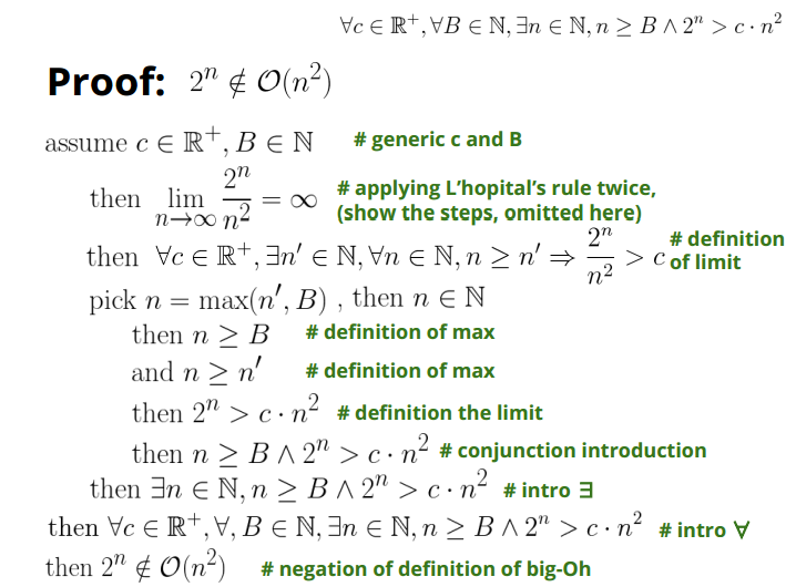 Ace165: Week 9 [Big-O Proof]