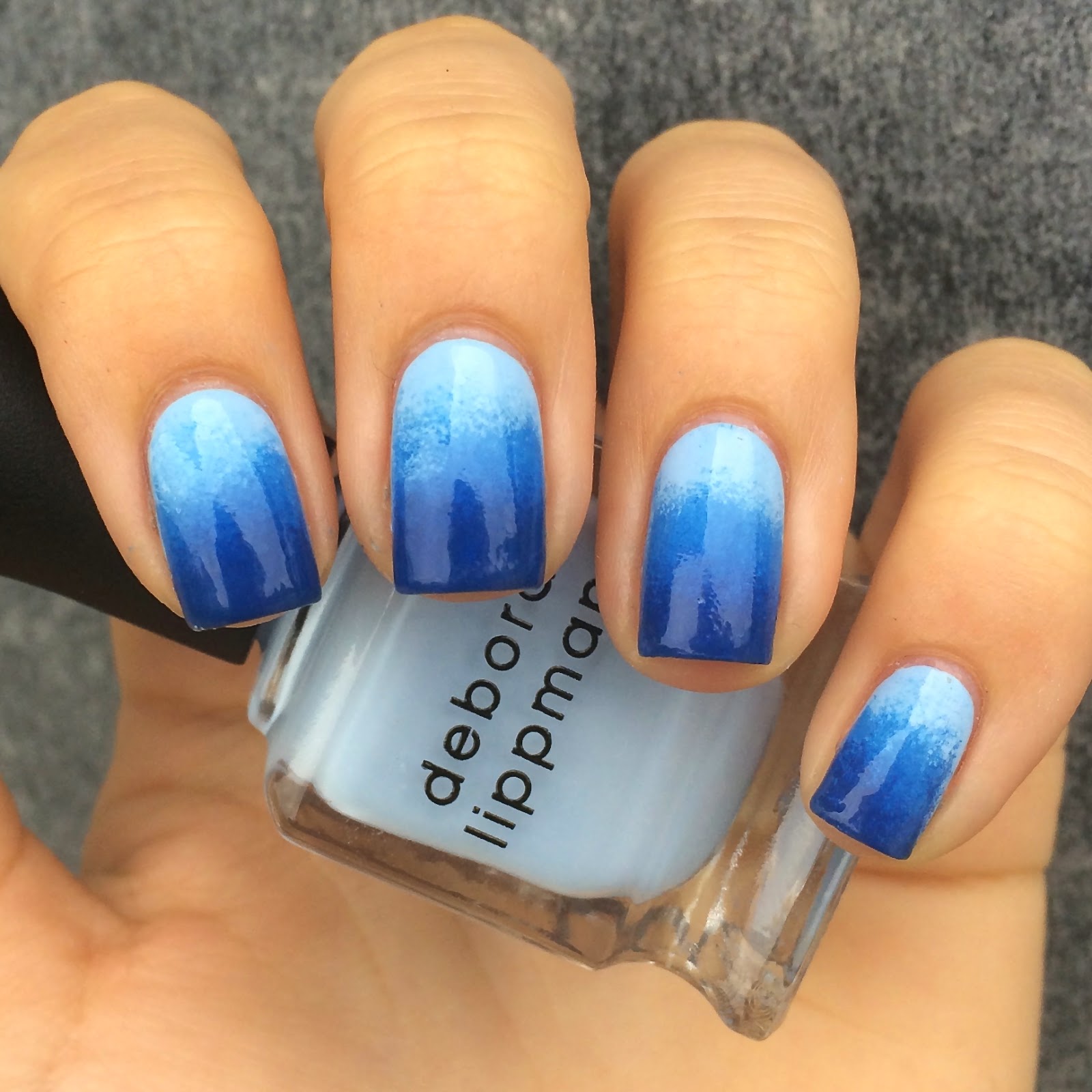 Nails Always Polished: Blue gradient