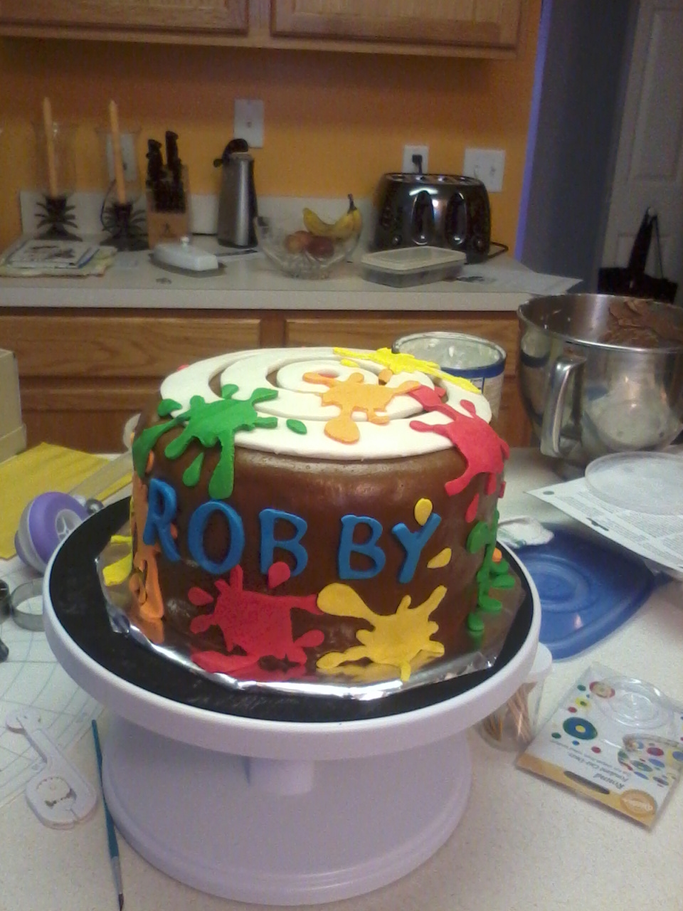 Kaaren's Kakes: Paintball Cake