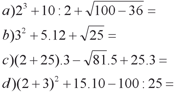 MATEMATICA EES 21: Ejercicios combinados, ecuaciones y situaciones problemáticas