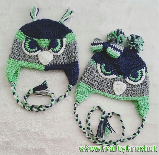 Crochet Seahawks Baby Set - Sew Crafty Crochet
