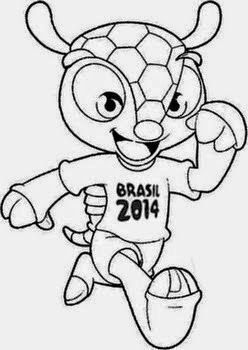 Fuleco para colorir ~ Atividades