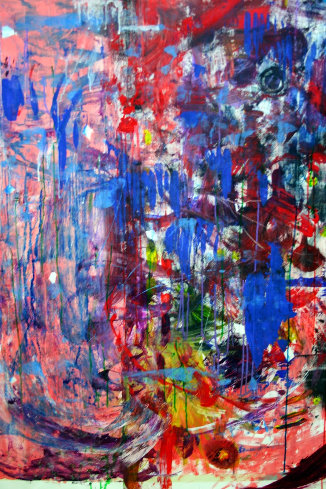 Art shares: Team abstract expressionistic painting