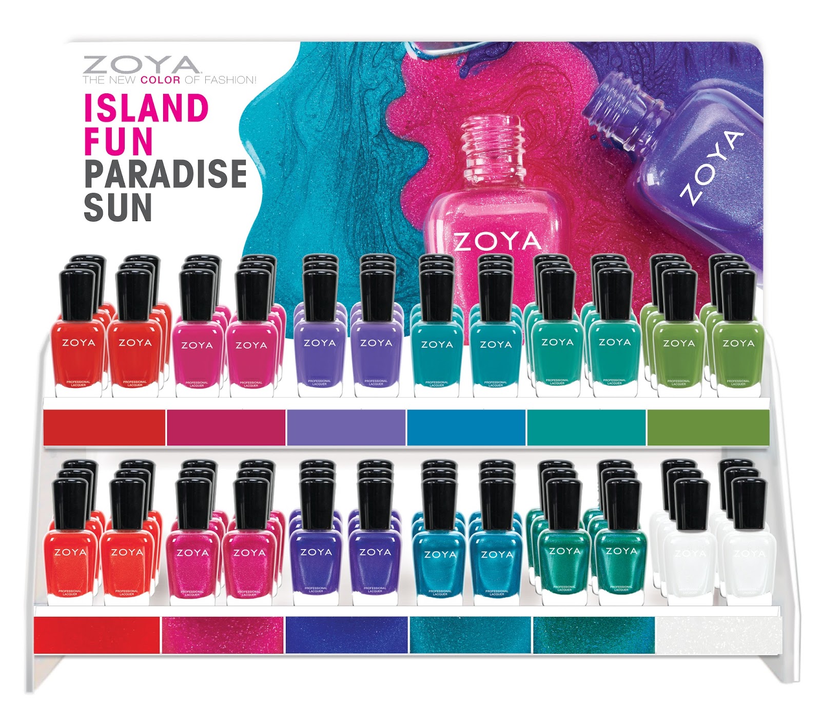 Nail A College Drop Out: ZOYA ISLAND FUN & PARADISE SUN |Press Release|