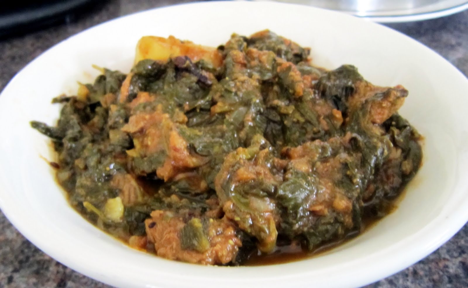 Chachi's Kitchen: Bhaji Gosht / Palak Gosht / Lamb with Spinach