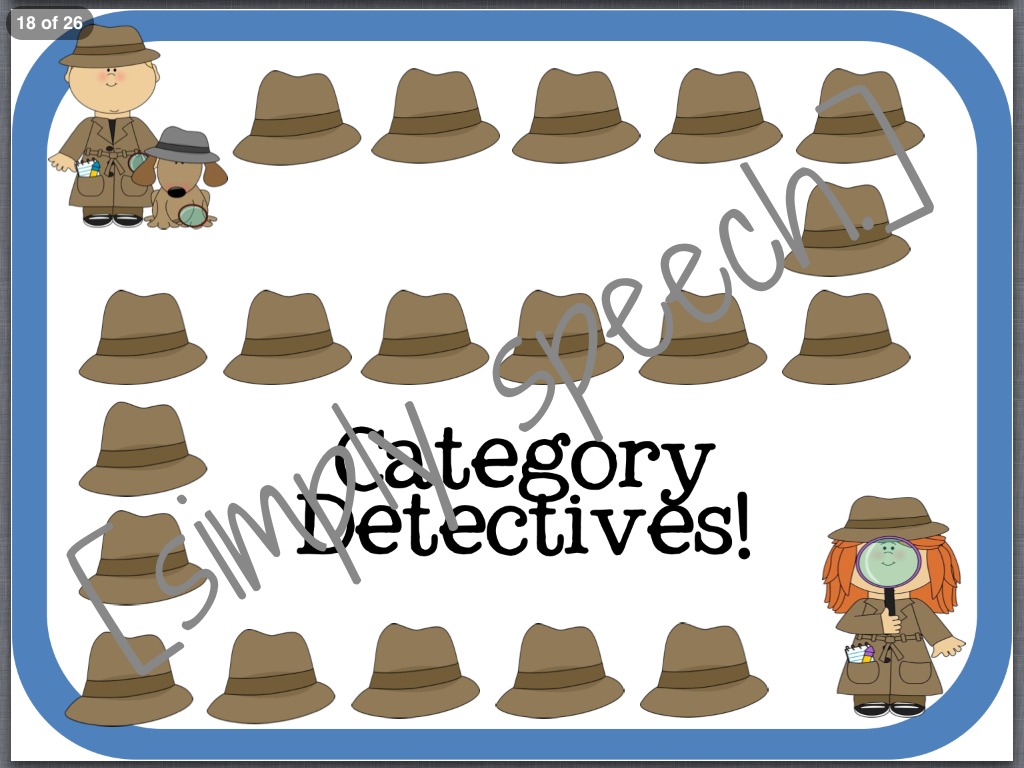 Category Detectives! | Simply Speech
