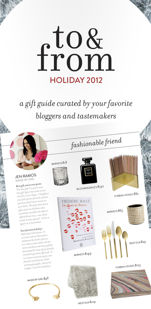 'To & From' Gift Guide - Made By Girl